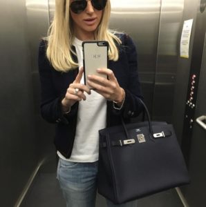 Roxy Jacenko’s Round Cut Diamond Ring
