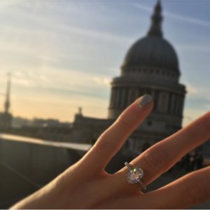 Pixie Lott’s Oval Cut Diamond Ring