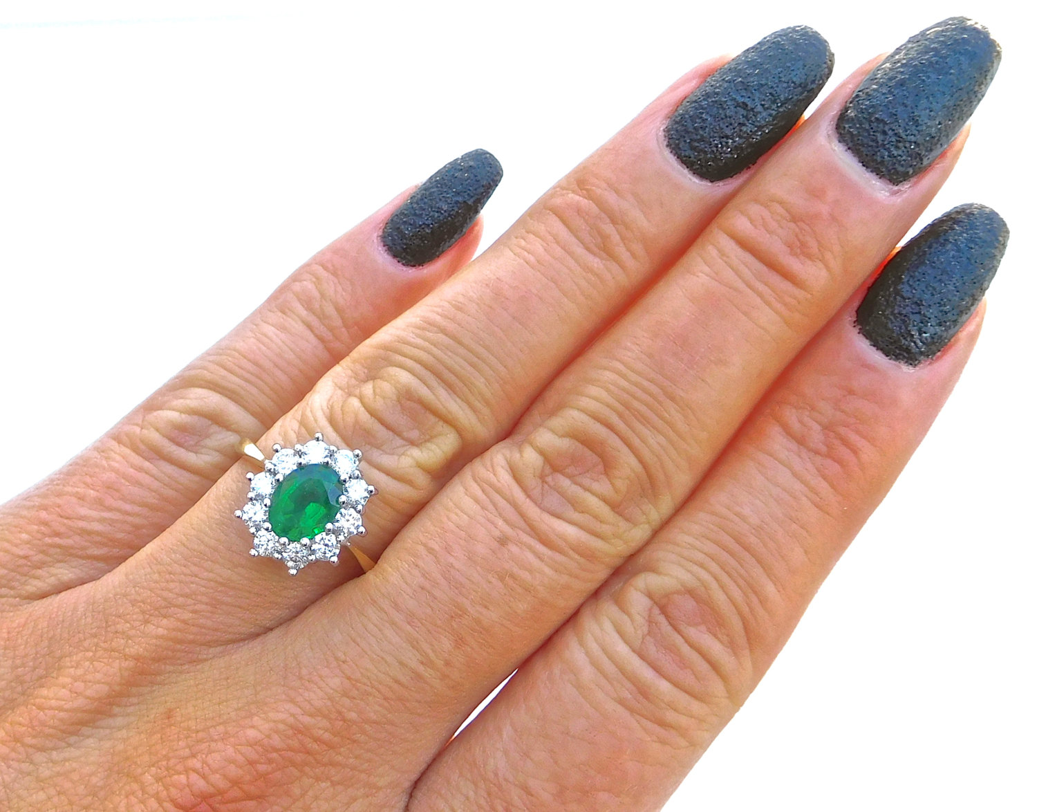 Perfect Engagement Ring Nails!